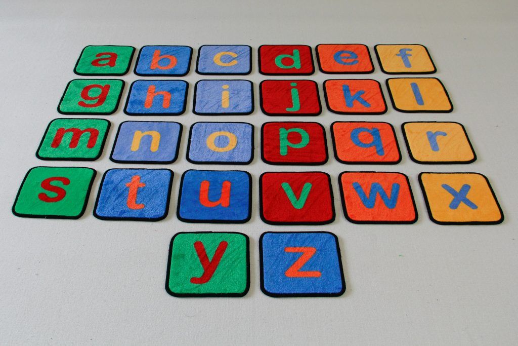 Play Mat ABC Alphabet Squares A-Z - Playrugs
